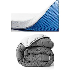 ViscoSoft Twin XL Extra Long Topper + Comforter Bundle