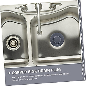 OSALADI 8 Pcs Drain Jumper Core Bathtub Stopper Strainer Tube Stops Universal Sink Drain Stopper Basin Stopper Bathroom Sink Plug Bathroom Sink Drainer Bathroom Drain Stopper Sink Stoppers