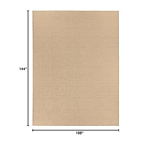 Garland Rug Brentwood Pixel 9 ft. x 12 ft. Area Rug Tan