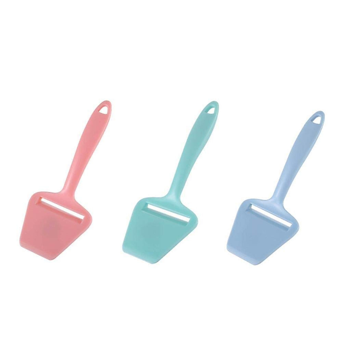 Portable Multi-Purpose Cheese Shovel Slicer for Cake Pizza Butter Baking Cooking Tool New Chocolate Pizza Shovel Cooking Tools DUOER (Color : Light Green)
