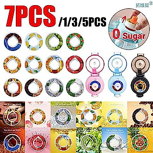 hixswnu 9 Flavor Pods for Air Up Water Bottle, Fruit Fragrance Water Bottle,for Air Up Water Bottle with Flavor Pods,Scent Water Cup Sports Water Cup,004