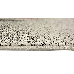 Comfy Collection New Stripes Design Area Rug Modern Contemporary Rug 3 Color Options (Grey, 18" X 30" Mat)