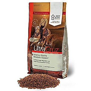 UltraCruz Equine Metabolic Support Supplement for Horses, 10 lb, Pellet (36 Day Supply)