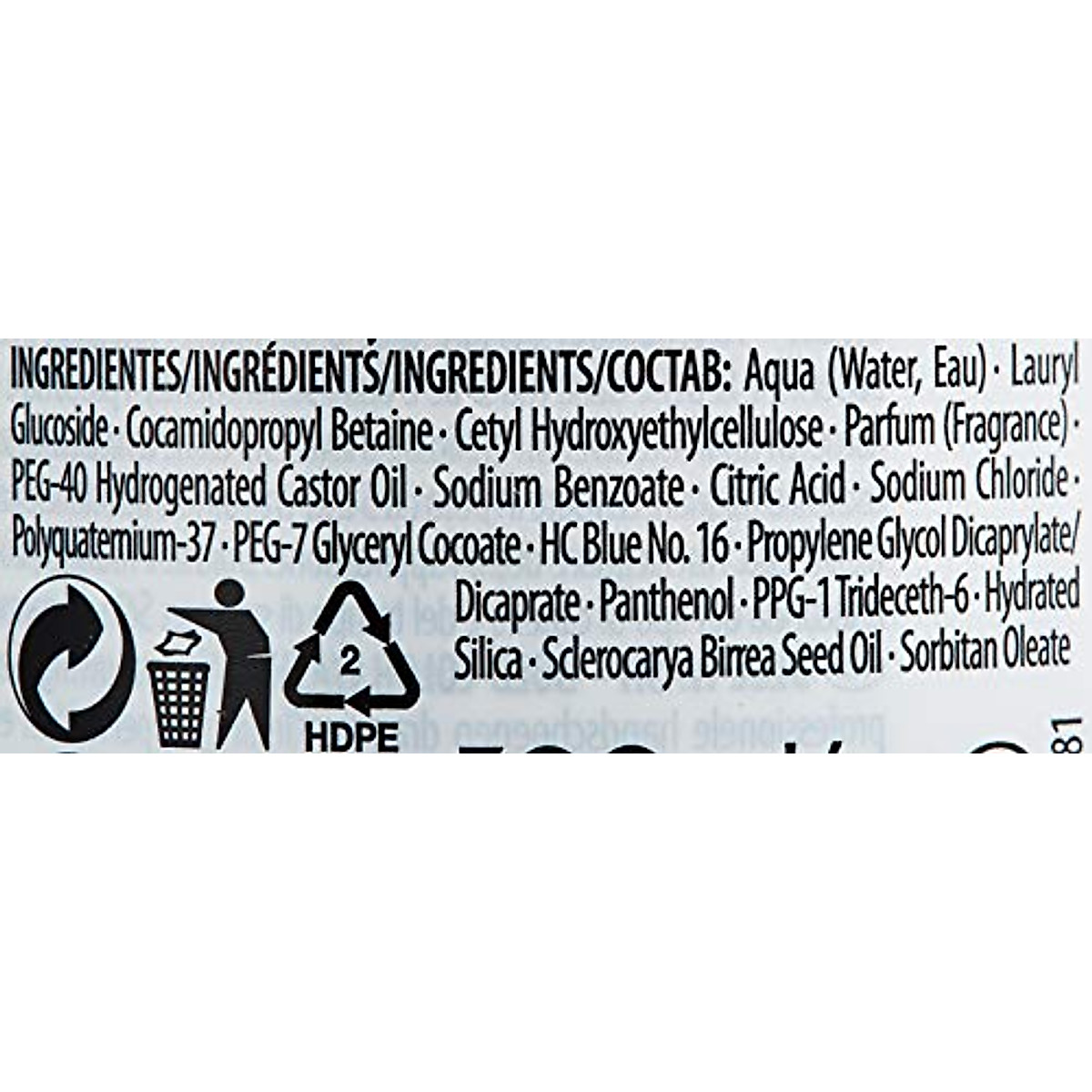 Schwarzkopf Bold Colour Wash Shampoo, Blue, 0.35 kg