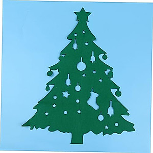 BESPORTBLE Nativity Decor Stocking Stuffer Baby Toddler Christmas Decorations Felt Decorations Christmas Tree Christmas Ornaments Christmas Felt Wall Christmas Tree Gift Decorate