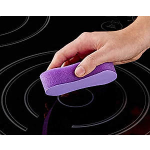 Scotch-Brite Scratch-Free Glass Cooktop Pads, Chemical-Free Cleaning, 2 Cleaning Pads