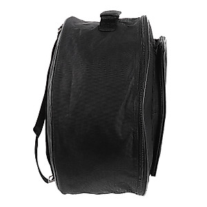 Padded Portable Snare Drum Case, 13-14 Inch Snare Drum Carrying Backpack with Shoulder Strap and Carry Handles, Drum Bag Case for, Storage And Transport (Black)