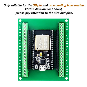 KeeYees 2pcs ESP32 Breakout Board GPIO 1 into 2 for 38PIN No Mounting Hole Version ESP32 Development Board