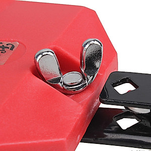 Yibuy 2 Pieces Plastic Percussion Drum Jam Block Musical Instrument Kit Applicable to All Kinds of Scrubbing Racks and Through Drum Supports