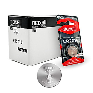 CR 2016 MAXELL LITHIUM BATTERIES (2 piece) 3V Watch 2016 New