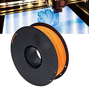PLA Filaments, High Purity Filament Printing Materials Good Tensile Strength Plastic for Printing(Orange)