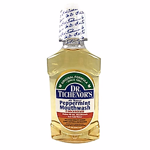 Dr. Tichenor's All Natural Peppermint Mouthwash - 8 Ounce (Pack of 3)