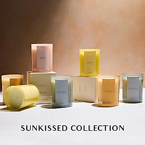 Benevolence LA Fall Candles - Orange, Cedarwood & Clove Scented Candle for Home | 11oz, 60-Hour Burn | Natural Wax, Cotton Wick | Sun-Kissed Collection