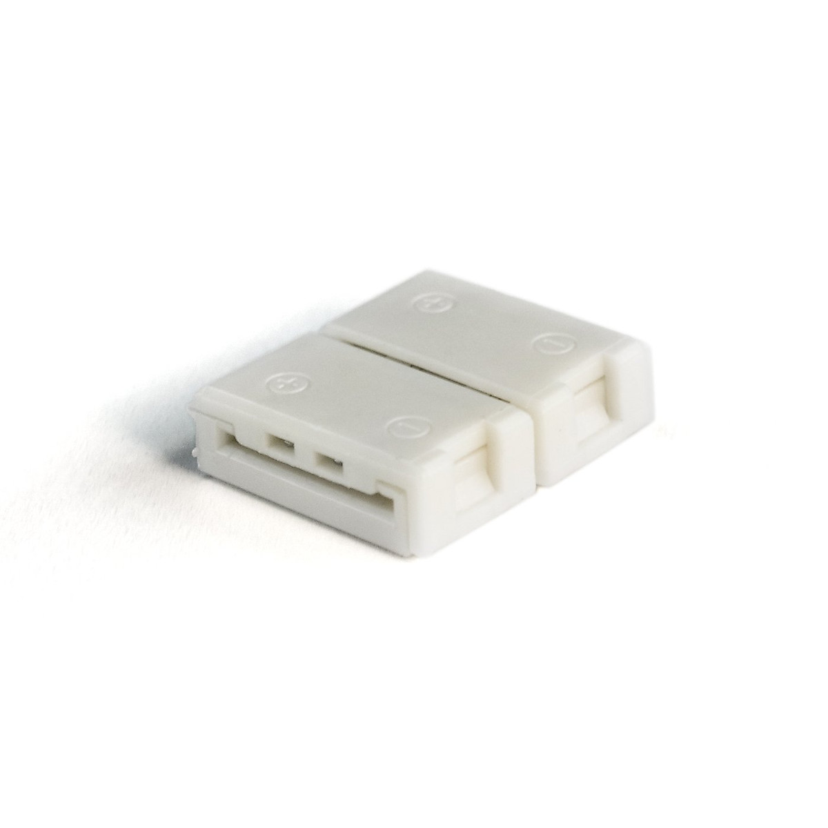 HitLights LED Light Strip Connector, 8mm Single Color 3528 - Gapless Strip to Strip, 10 Pack