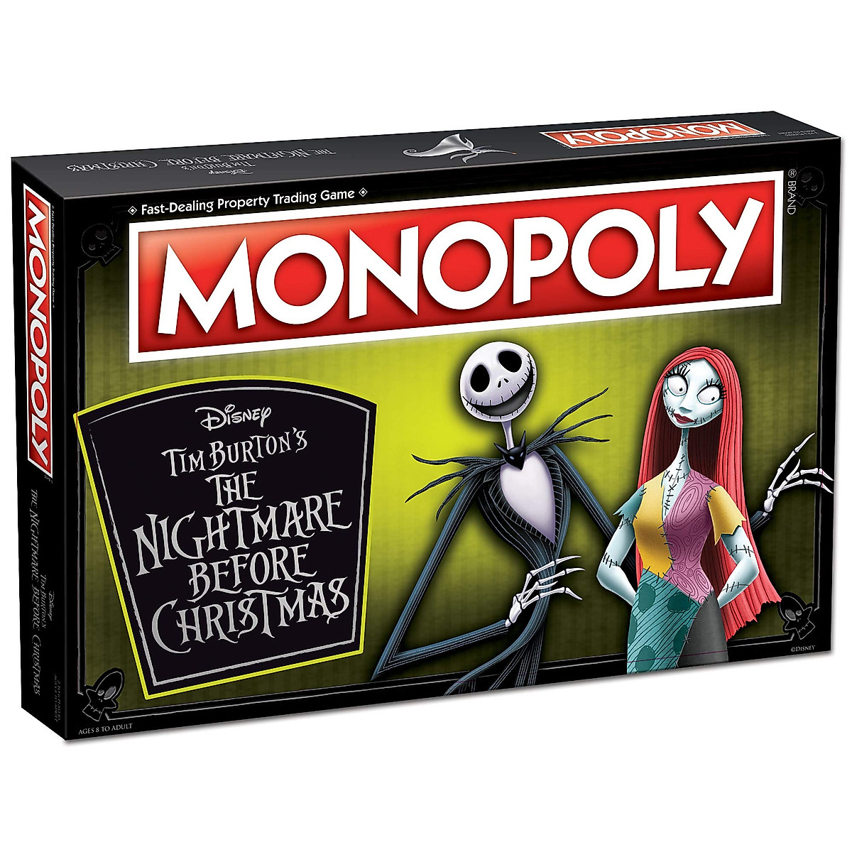 Monopoly Disney Nightmare Before Christmas Board Game | Collectible Monopoly Tim Burton Nightmare Before Christmas Movie | Collectible Monopoly Tokens