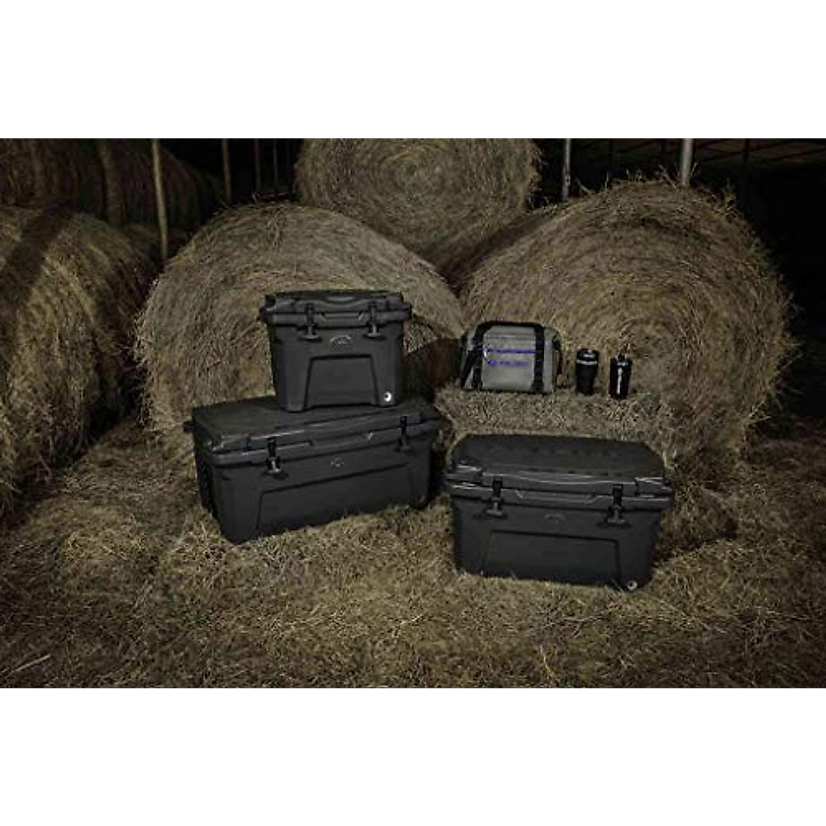 Polaris Northstar 60 Quart Cooler, Portable Ice Chest, Durable, Lockable, Keeps Ice Cold Longer, Easy to Carry, Tie-Down Cooler for Off-Road, Camping, Hunting, Fishing, Picnics, Beverages - 2883425