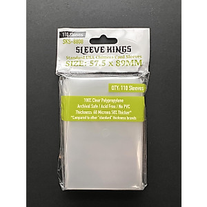 Sleeve Kings Standard USA Chimera Card Sleeves 57.5 X 89 mm (4x110 Pack, 440 Sleeves)