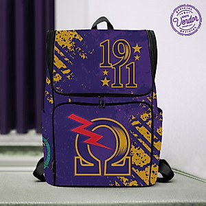 BBGreek Omega Psi Phi Fraternity Paraphernalia - School College Backpack - QUE - Official Vendor