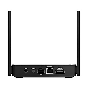 EZCast PRO Box II | 4K Receiver with Both 5Ghz WiFi and LAN Support, Wireless Presentation Streaming Airplay Miracast High Speed Box MIMO 2T2R WiFi HDMI, Supports 4 to 1 Split Screens