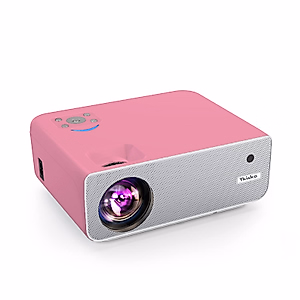 Tkisko Projector, 2022 Upgraded Movie Projector, Home Outdoor Projector Compatible with 1080P, Phones/Laptops/TV Stick/Switch
