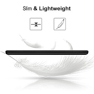 Fintie Case for Amazon Fire HD 10 and Fire HD 10 Plus Tablet (Only Compatible with 11th Generation 2021 Release) - Ultra Lightweight Slim Shell Stand Cover Auto Wake/Sleep, Black