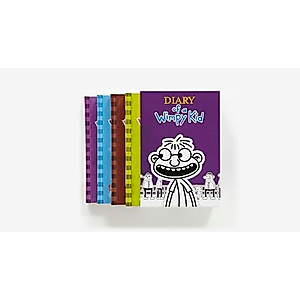 Diary of a Wimpy Kid Box of Books 5-8 Hardcover Gift Set: Ugly Truth, Cabin Fever, The Third Wheel, Hard Luck