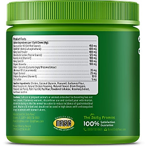 Allergy Immune Soft Chews + Hemp Seed for Dogs - with Curcumin + Glucosamine for Dogs with Hemp - Hip & Joint Dog Supplement with Chondroitin