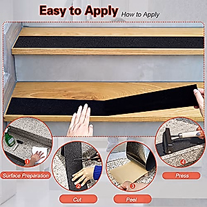 S&X Anti Slip Tape, 4Inch x 33Ft Grip Tape, Black