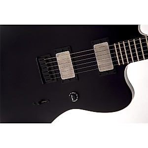 Fender Jim Root Jazzmaster Electric Guitar, Flat Black, Ebony Fingerboard