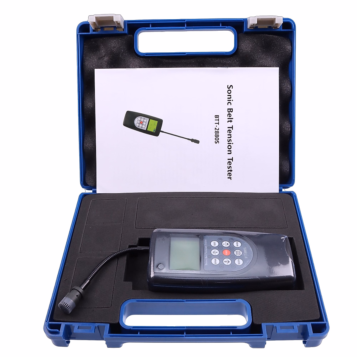 HOJILA Sonic Belt Tension Meter Tester BTT-2880S Belt Tension Gauge for Belt Tension Testing