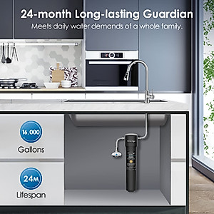 Waterdrop 15UA Under Sink Water Filter System and Waterdrop LED UV͎ Ultrąviolët Water Filter