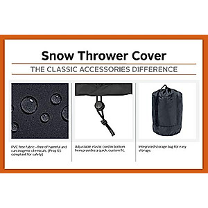 Classic Accessories Single Stage Snow Thrower Cover