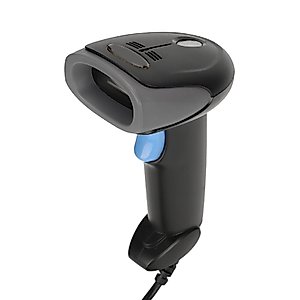 Barcode Scanner, USB QR Barcode Reader, General Global Image Transmission, IP54 Dustproof Waterproof Ergonomic Design, 1D 2D Barcode Scanner for Shops Restaurants Computers