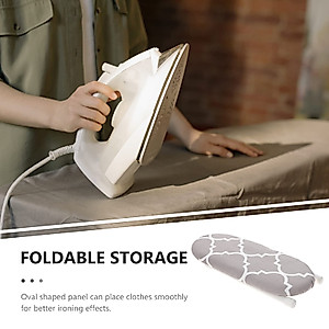 Zerodeko Wall Mounted Ironing Board Tabletop Portable Mini Ironing Board Sleeve Ironing Board Small Countertop Ironing Plate for Sewing Iron Ironing Desktop Accessories