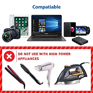 Australian/New Zealand to US/Canada Plug Adaptor, 3-pin AUS/China/New Zealand Plug Convert to 3-pin United State/Canada Socket with Safety Shutter (3 Pieces)