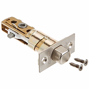 Kwikset Corporation 26499 DB SCAL 15 Series Deadbolt Square Corner Adjustable Latch in Satin Nickel