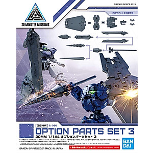 BANDAI Hobby - 30 Minute Missions - #09 30MM 1/144 Option Parts Set 3, Spirits 30 MM