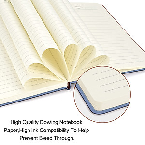 WHLBHG Stitch Gifts Ohana Gift Ohana Means Family Leather Lined Journal Notebook A5 Size Writing Notebook Funny Cartoon Movie Fans Gift Friendship Gift (Stitch Ohana blue)