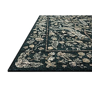 Loloi Rifle Paper Co. x Laurel Navy 9'-2" x 12'-2" Area Rug
