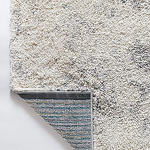 Rugs.com Soft Touch Shag Collection Area Rug – 2x3 Pebble Gray Shag Rug Perfect for Entryways, Kitchens, Breakfast Nooks, Accent Pieces