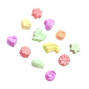 TEHAUX 12pcs Hamster Chew Toy Teeth Grinding Lava Block Calcium Stone for Chinchilla Rabbits Rats Mouse Squirrels (Random Style)