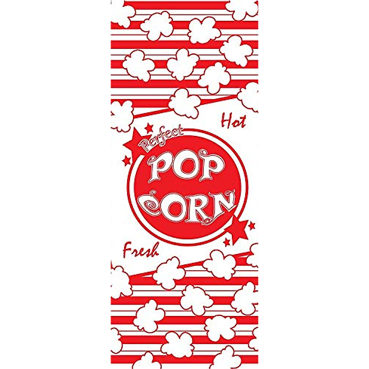 Concession Essentials Popcorn Bags-500 Popcorn Bags, 1 oz. (Pack of 500) Includes One Wooden Popcorn Scoop.