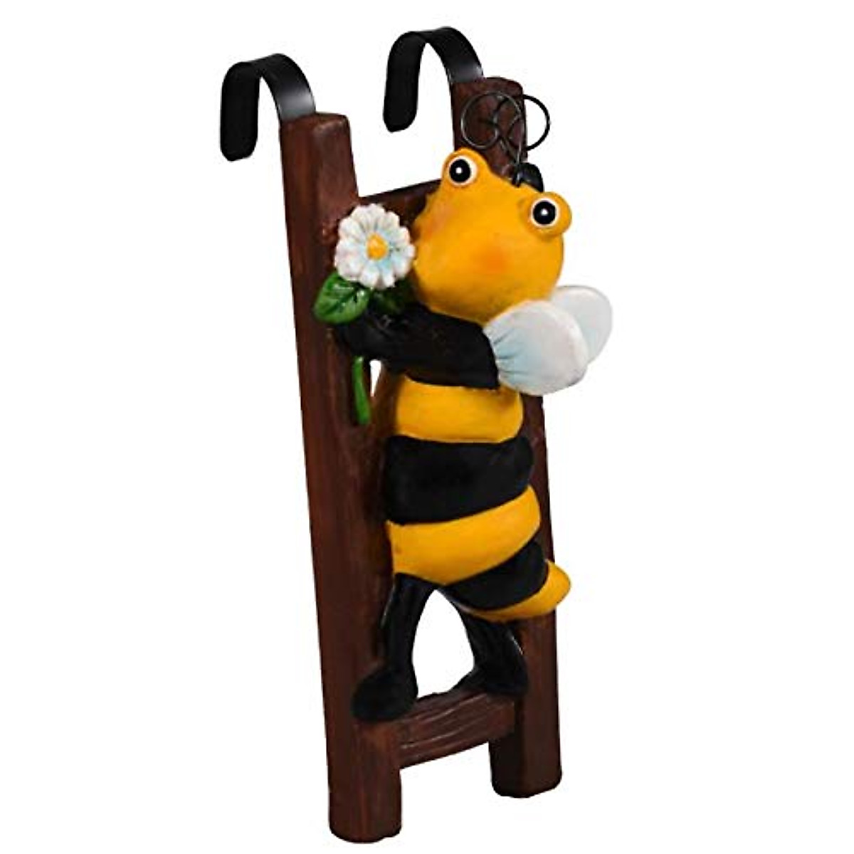 Flower Pot - Hugger Figurine - Bumblebee (2 Pcs) Garden Decor - Get All The Fun Collections of Pot Pal Climbers - Hanging Planter Decorations - Patio Decor - Yard Decor