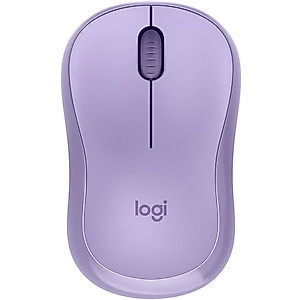 Logitech Silent Wireless Mouse, 2.4 GHz with USB Receiver, 1000 DPI Optical Tracking, 18-Month Battery, Ambidextrous, Compatible with PC, Mac, Laptop, Lavender (Renewed)