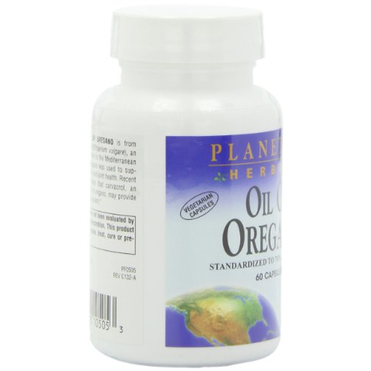 Planetary Herbals Oil of Oregano, May Provide Support To The Immune System,60 Vegetarian Capsules