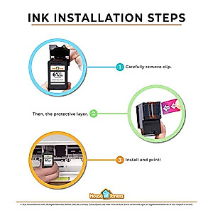 Houseoftoners Remanufactured Ink Cartridge Replacement for HP962XL Envy (5540,5640, 5660, 7644, 7645) OfficeJet (5740, 5742, 8040) (1 Black/ 1 Cyan/ 1 Magenta/ 1 Yellow, Pack of 4)