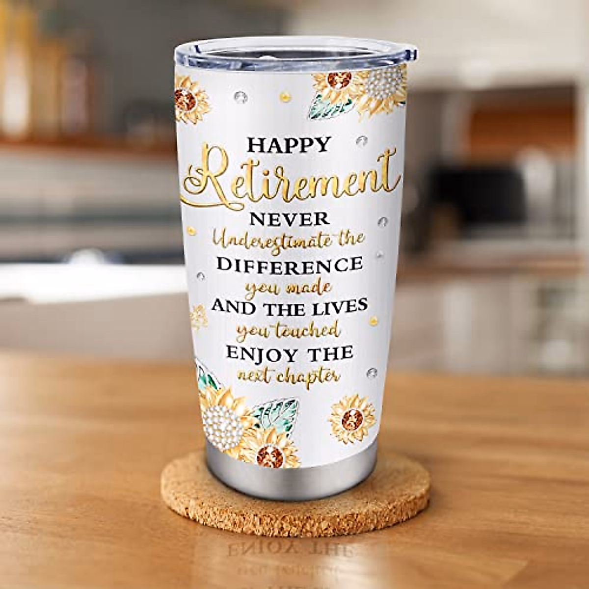 Biomlon Retirement Gifts Tumbler 20oz, Retirement Gifts for Women 2023 Mug, Retirement Party Decorations, Retired Gifts For Women Cup, Happy Retirement Decorations, Best Retirement Gifts Ideas