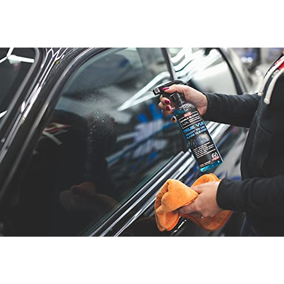 P&S Professional Detail Products - True Vue RTU Glass Cleaner - Water-Based Formula, Quickly Remove Road Film, Smoke, and Dirt from Windshields and Other Automotive Glass Surfaces (1 Pint)