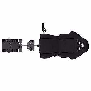 OpenWheeler GEN3 Racing Wheel Simulator Stand Cockpit Black on Black | Fits All Logitech G923 | G29 | G920 | Thrustmaster | Fanatec Wheels | Compatible with Xbox One, PS4, PC Platforms