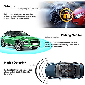 Rove R2-4K Dash Cam Built in WiFi GPS Car Dashboard Camera Recorder with UHD 2160P, 2.4" LCD, 150° Wide Angle, WDR, Night Vision